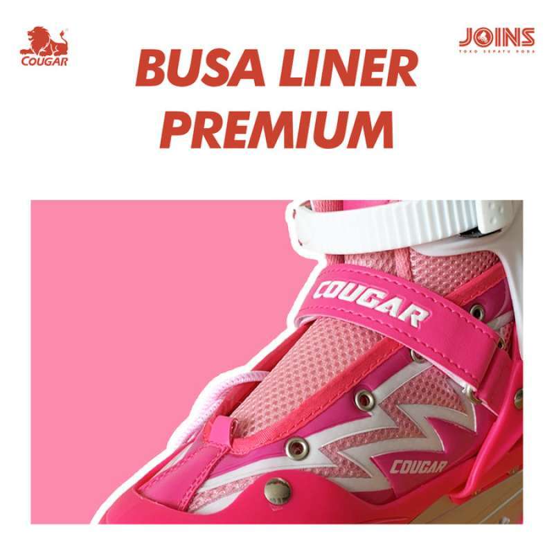 Jual Sepatu Roda Anak Inline Skate Cougar Mzs835l Hitam Putih - M Di ...