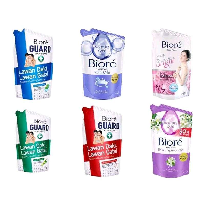 Jual Biore Bodywash 400ml Refill All Varian - Scrub 380ml Di Seller ...