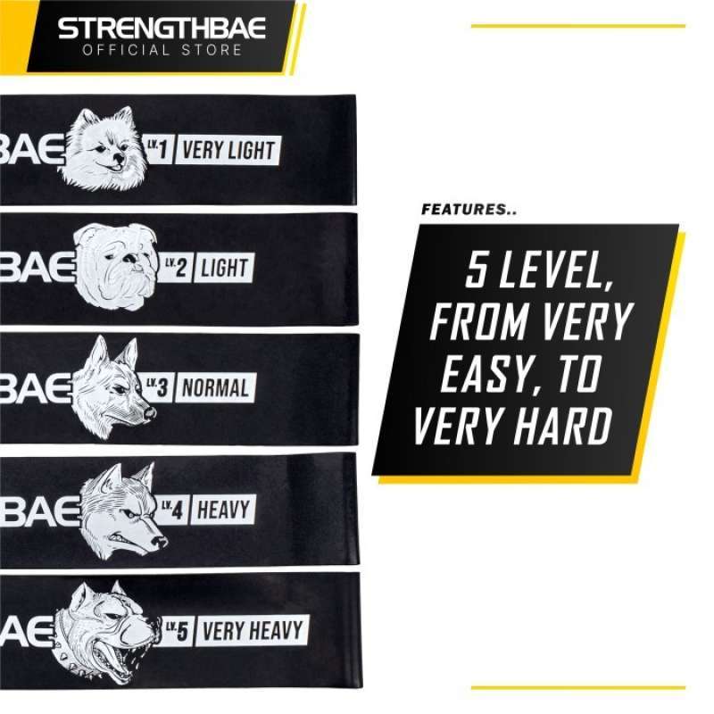 Jual Mini Band And Hip Loop Strengthbae Short Resistance Bands Glute