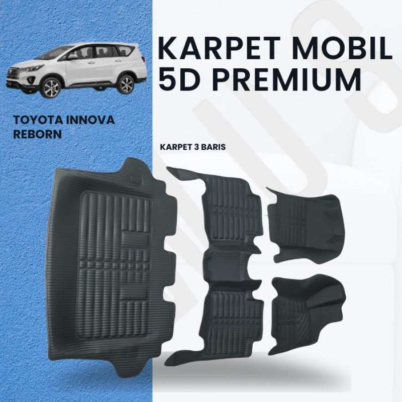 Jual Karpet Mobil 5d Toyota Innova Reborn- 3 Baris Mangkok Eva Foam ...