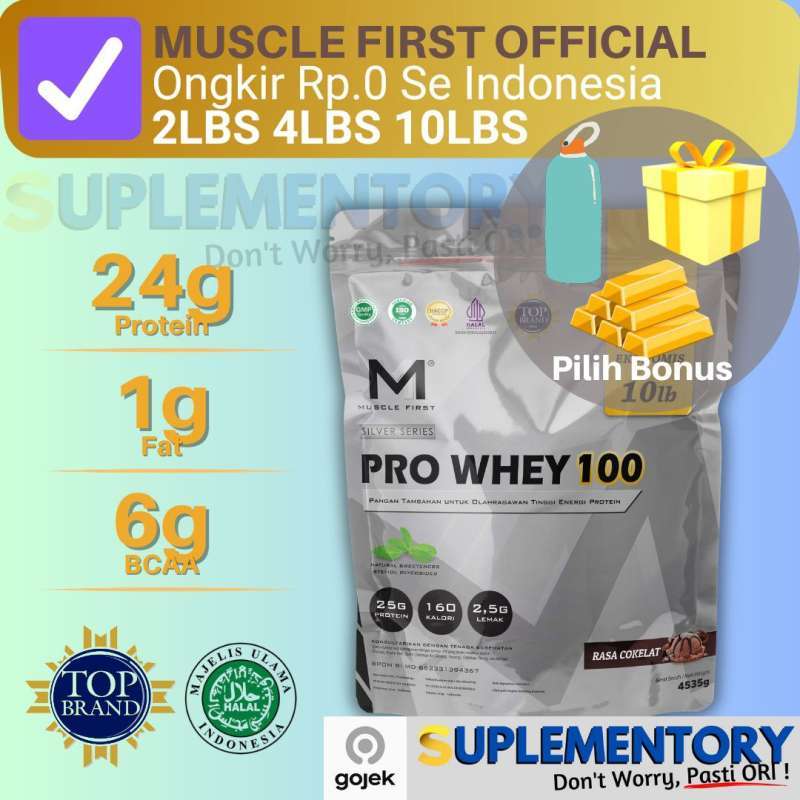 Jual Muscle First Pro Whey 100 2lbs/900gr - M1 Whey Susu Protein ...