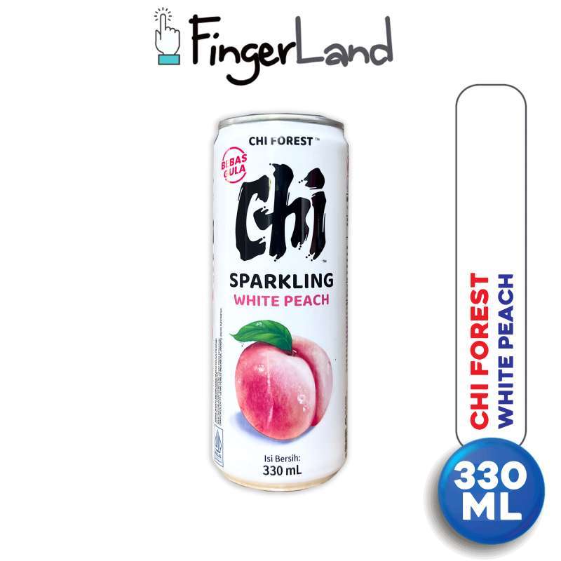 Jual Chi Forest Sparkling Water White Peach 330 Ml Air Soda Rasa Persik Di Seller Fingerland ...