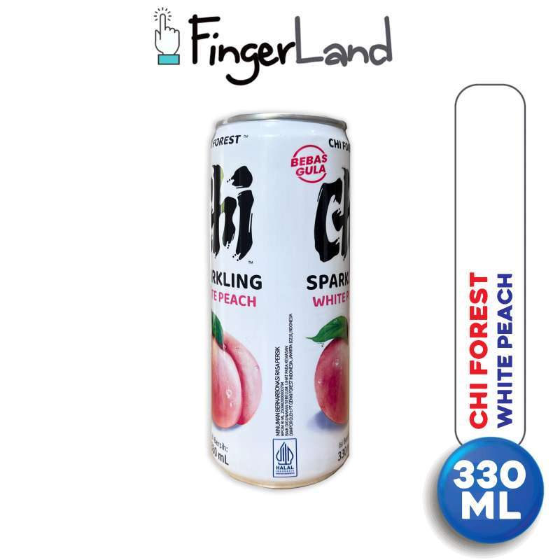 Jual Chi Forest Sparkling Water White Peach 330 Ml Air Soda Rasa Persik ...