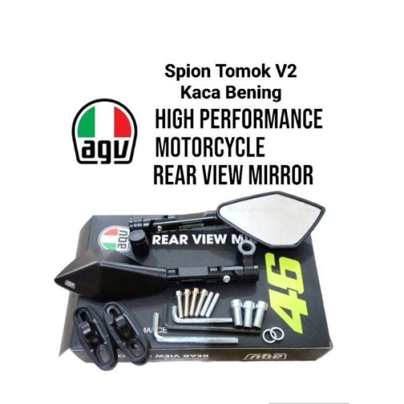 Jual Spion Tomok Cnc Agv Model Rizoma Kaca V5 Nmax Aerox Pcx Adv Vario ...