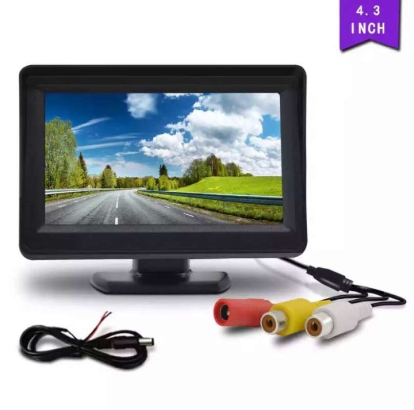 Jual Mini Monitor Tv Desktop 4.3 / 5 Inch Car Parking Display Tft Lcd ...
