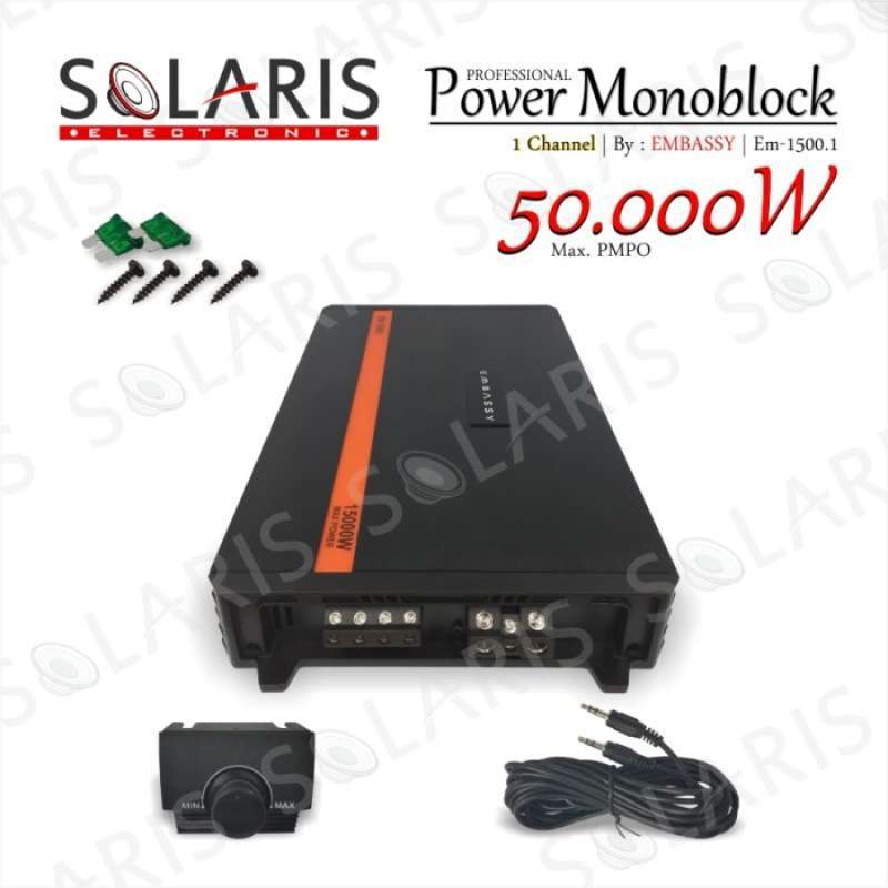 Jual Power Monoblock Class D Embassy Em-1500.1 Channel Di Seller ...