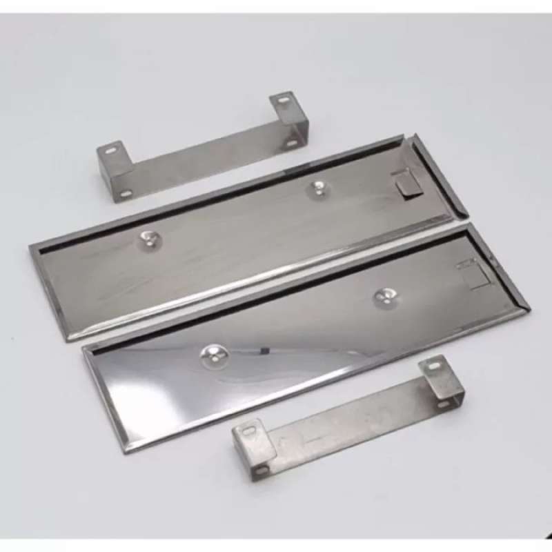 Jual Dudukan Plat Nomor Slip 46cm Mobil Besi .harga Sepasang Di Seller ...