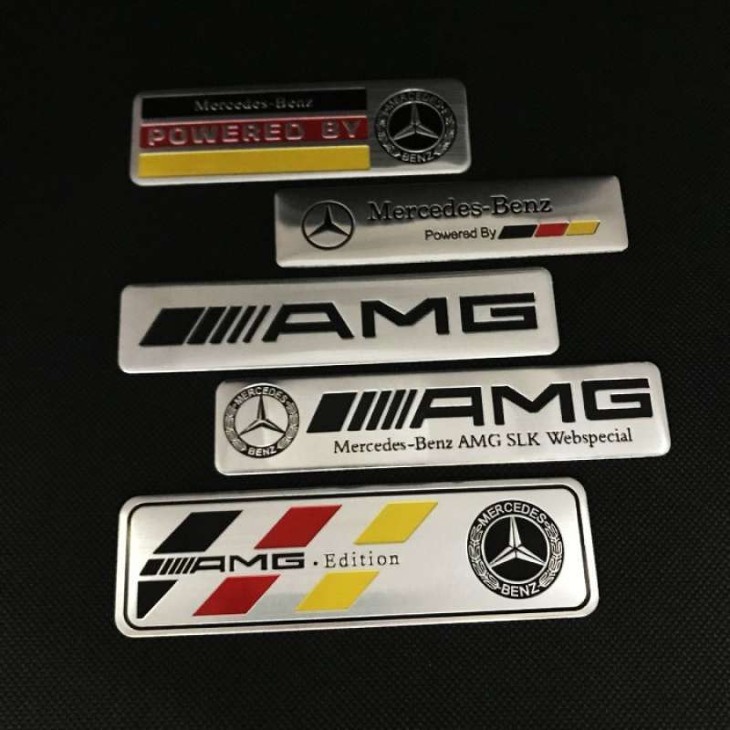 Jual Emblem 3d Alumunium Mercedes Benz Amg Affalterbach Sticker Plate ...