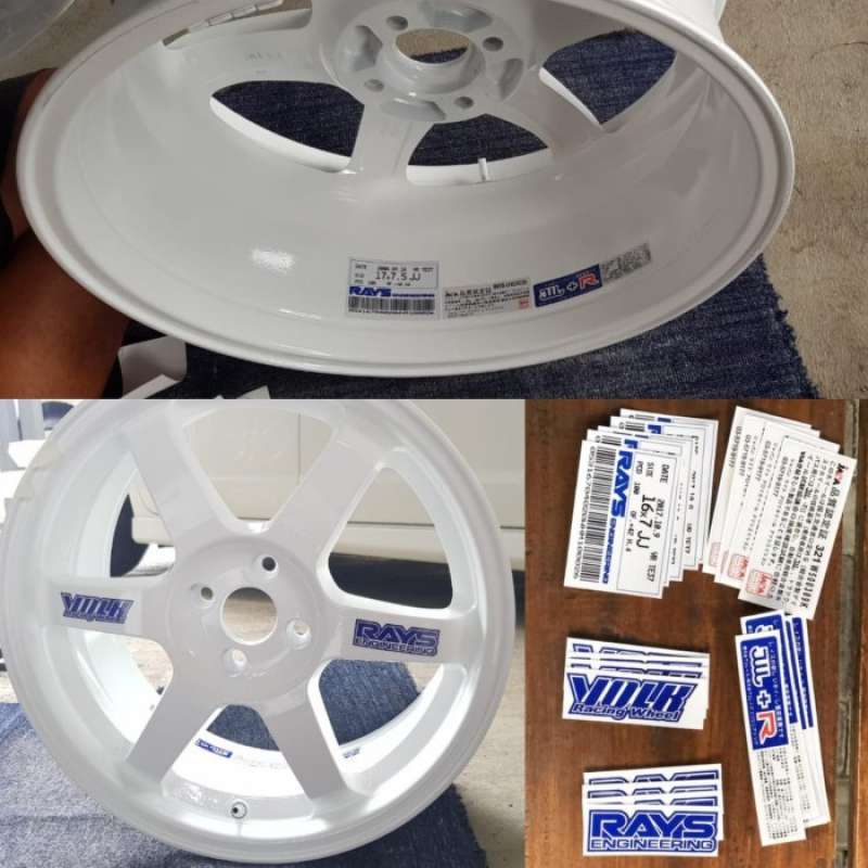 Jual Sticker Spec Velg Rays Te37 Ce28 Bisa Custom Di Seller Tombstone ...