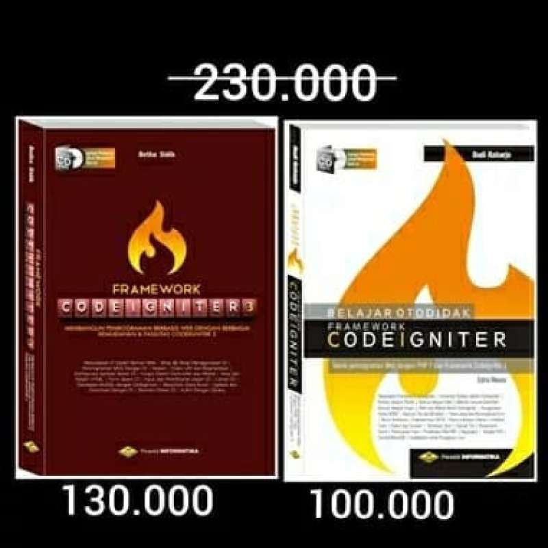 Promo Buku Paket Hemat Belajar Otodidak Codeigniter 3 Original Diskon 23% Di Seller Sumijayeti ...