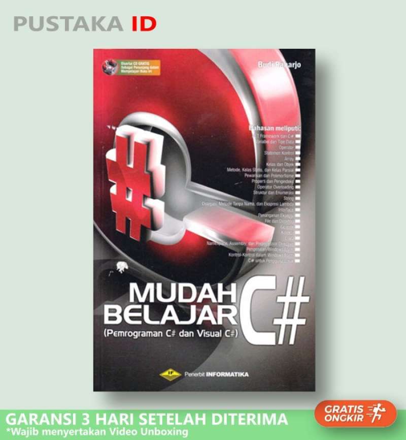 Promo Buku Mudah Belajar C# (pemrorgaman C# Dan Visual C#) Diskon 23% ...