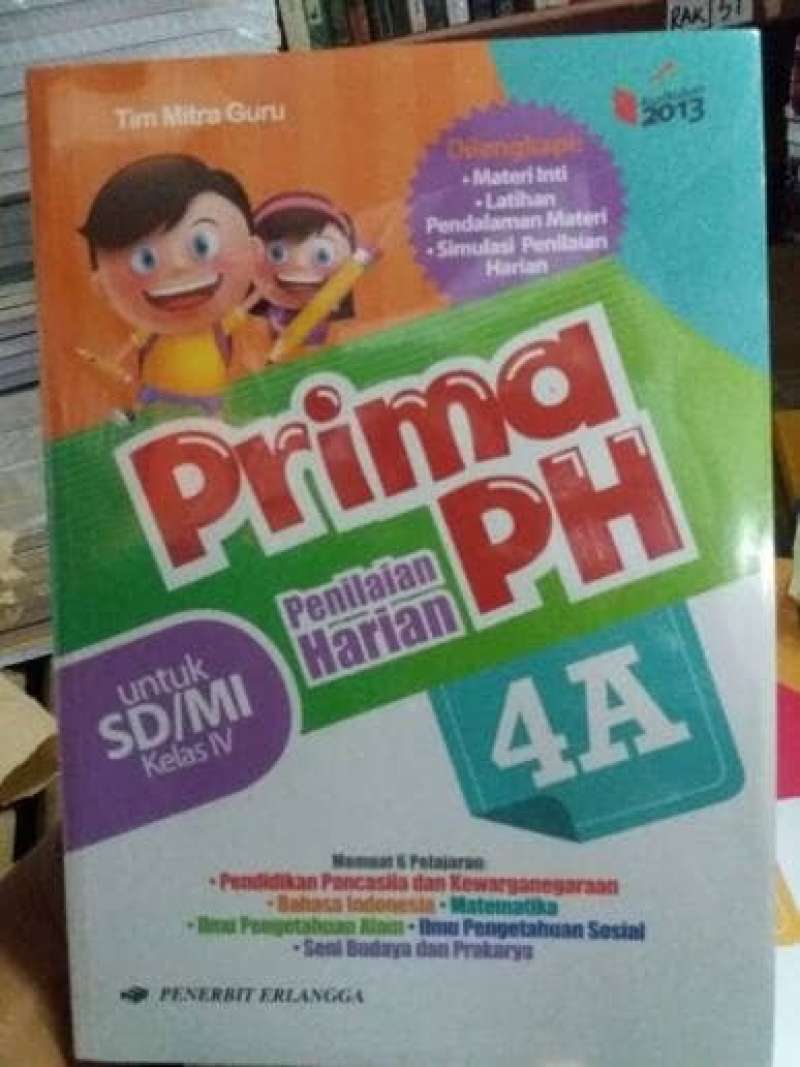 Promo Buku Sd 4a Prima Ph Penilaian Harian Diskon 23% Di Seller Sumijayeti Store - Kebon Kacang ...