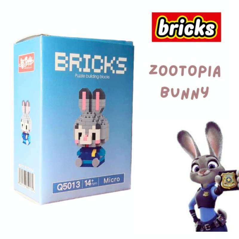 Promo Mainan Balok Bricks Karakter Kartun Balok Blok Susun Mini Toys ...