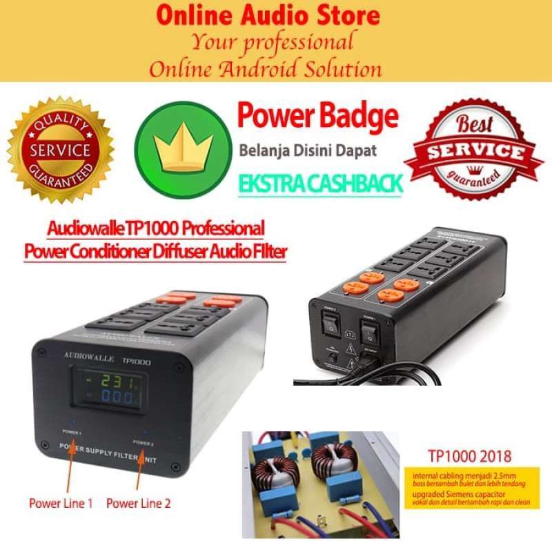 Promo New Audiowalle Tp1000 Power Purifier ,filtering Noise Hifi ...