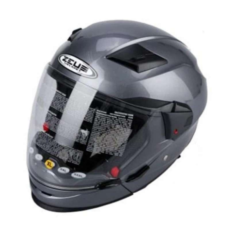 Promo Terbaru Zeus Helmet Zs-611c Grey 11c Modular Helmet Helm Zeus Zs ...