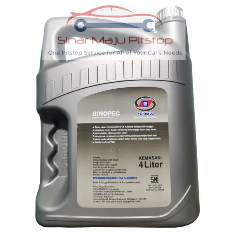 Promo New Sgmw 5w-30 Sm/gf-44 L Oli Mesin Wuling Confero & Cortez 1.5 ...