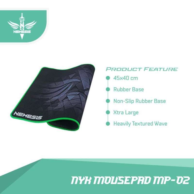 Jual Mousepad Gaming Control Type Nyk Nemesis Mp-n02 Xl 45x40cm Anti ...