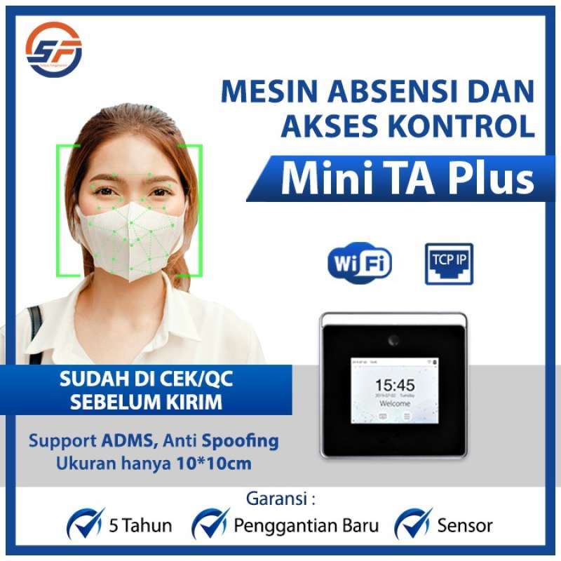 Promo Promo Zkteco Mini Ta Plus Mesin Absen Wifi / Tcp Ip Akses Kontrol Wajah Diskon 10% Di ...