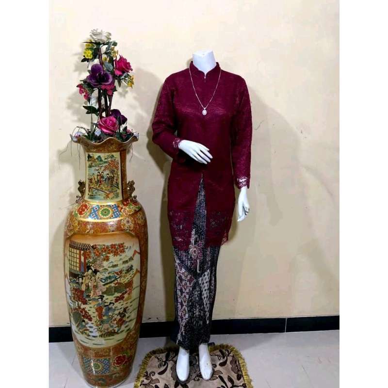 Jual Baju Kebaya Tunik Batik Setelan 🏷️ Model Premium Original Terbaru ...