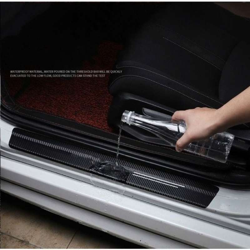 Jual Stiker Mobil Sillplate Hrv Carbon 3d Door Sill Plate Car Sticker ...