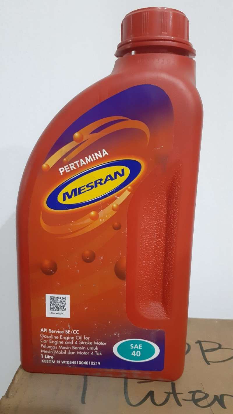 Jual Oli Mesin - Pertamina Mesran - Sae 40 (kemasan : 1 Liter) Di ...