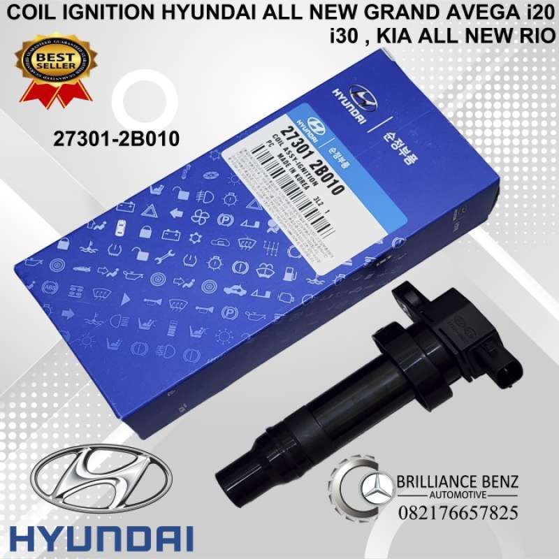 Jual Coil Ignition Hyundai Kia All New Rio, Grand Avega I20 I30 27301 ...