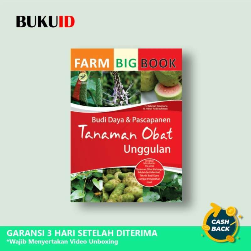 Promo Buku Farm Bigbook: Budi Daya Dan Pascapanen Tanaman Obat Unggulan Diskon 23% Di Seller ...