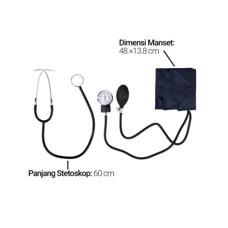 Promo Sphygmomanometer Set Stetoskop Dan Alat Pengukur Tekanan Darah ...