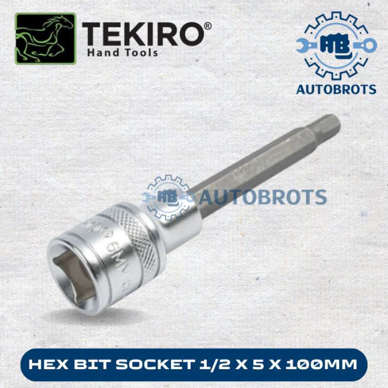 Jual Tekiro Hex Bit Socket 1/2 X 5mm X 100mm / Kunci Sock L Long Type 5 ...