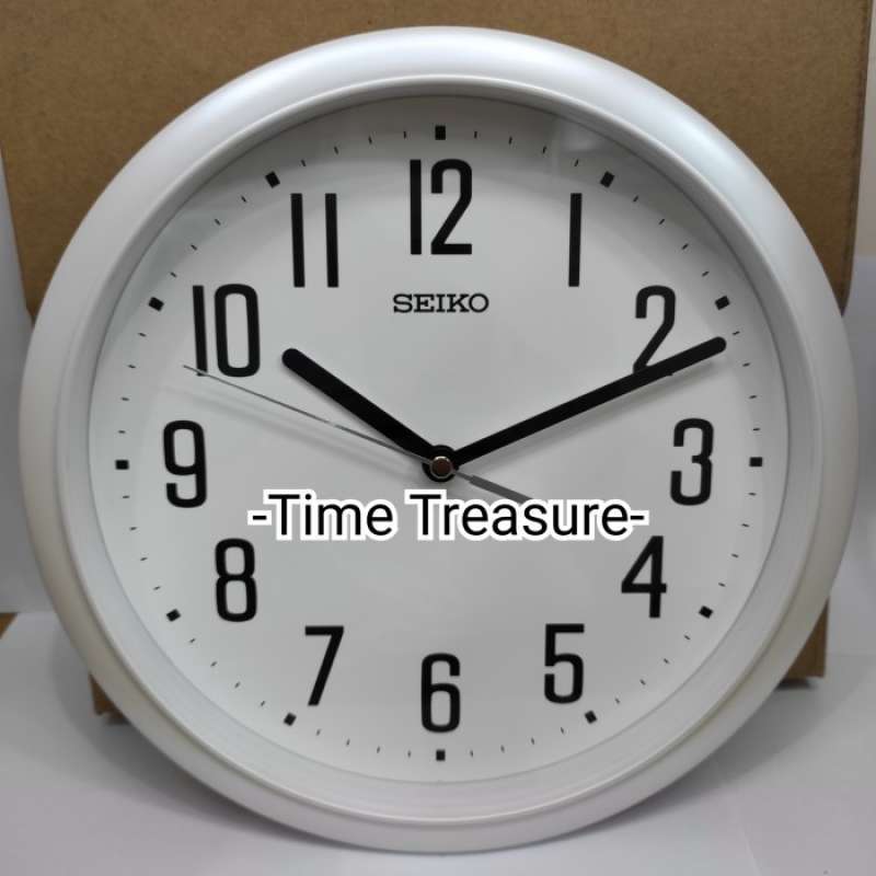 Promo Jam Dinding Seiko Sweep White Qha005 Qha005w. Garansi 1 Tahun ...