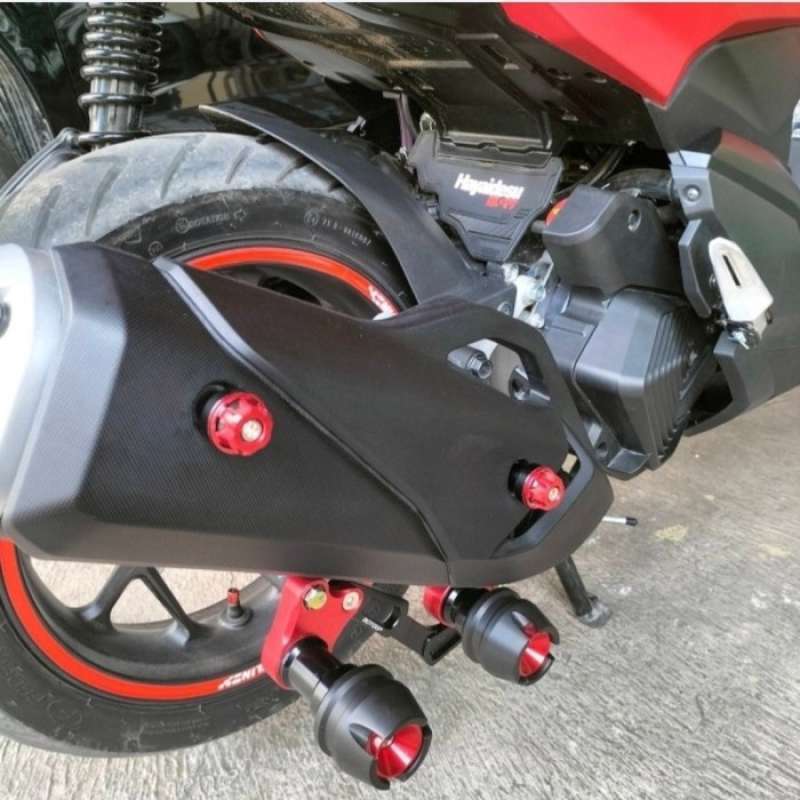Promo Jalu Knalpot Full Set Besi Cnc Variasi Motor Xmax/pcx 160/vario ...