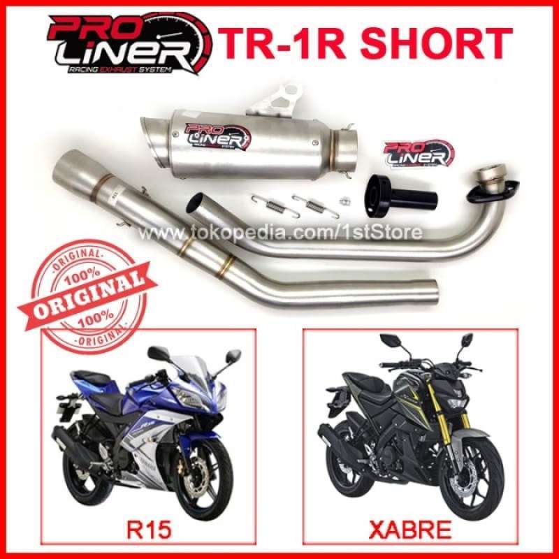 Promo Proliner Tr1 Short R15 Xabre Knalpot Racing 150cc Original Pro ...