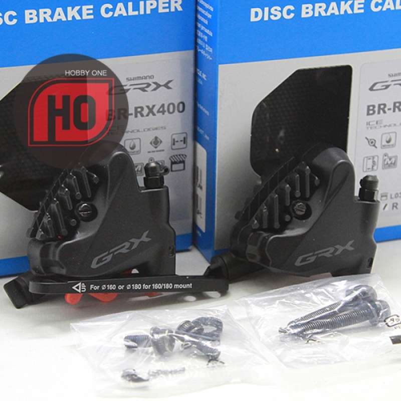 Jual Shimano Grx Br-rx400 Flat Mount Hydraulic Disc Brake Caliper ...
