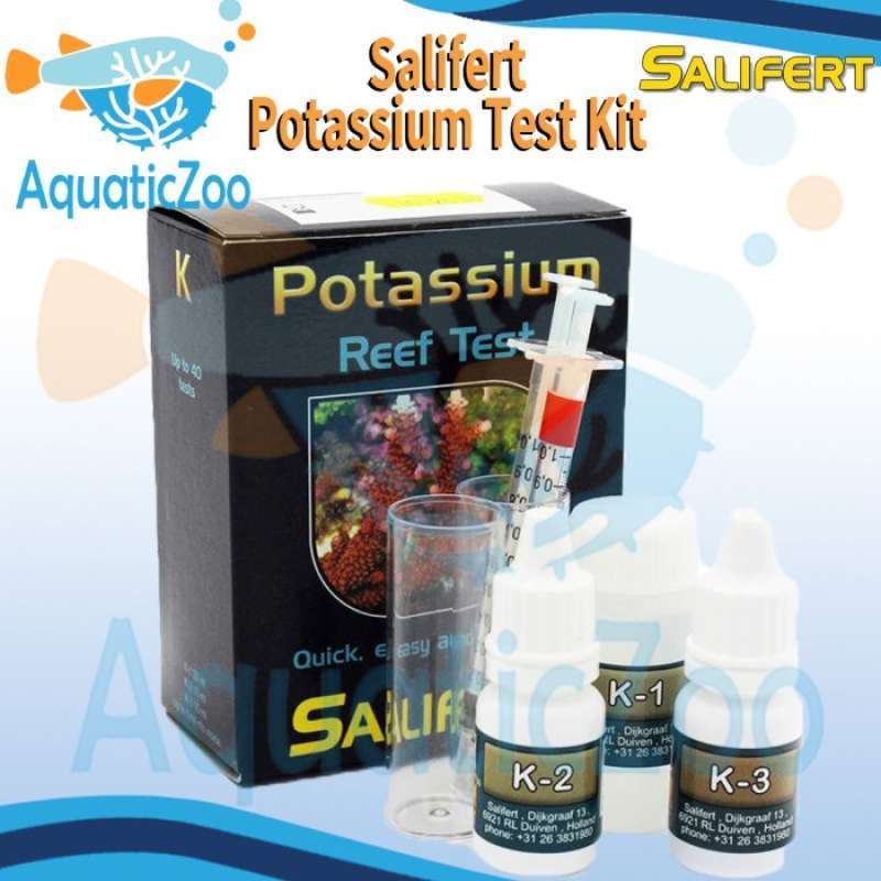 Promo Salifert Potassium Test Kit Pengukur Parameter Air Laut Reef ...