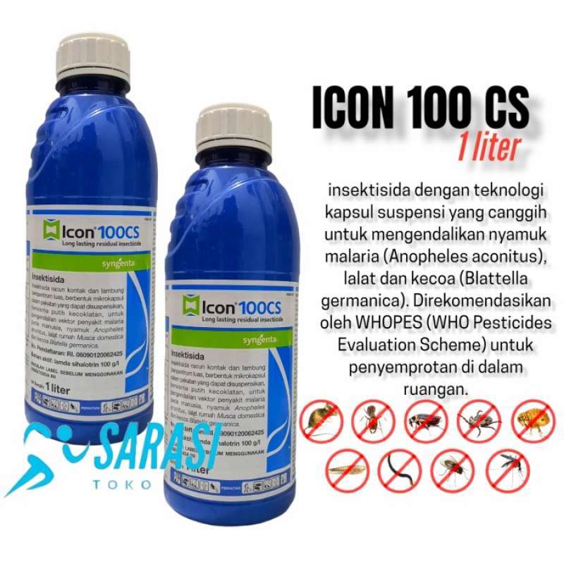 Promo Icon 100 Cs Basmi Nyamuk Kecoa Dan Lalat 1 Liter Diskon 23% Di ...