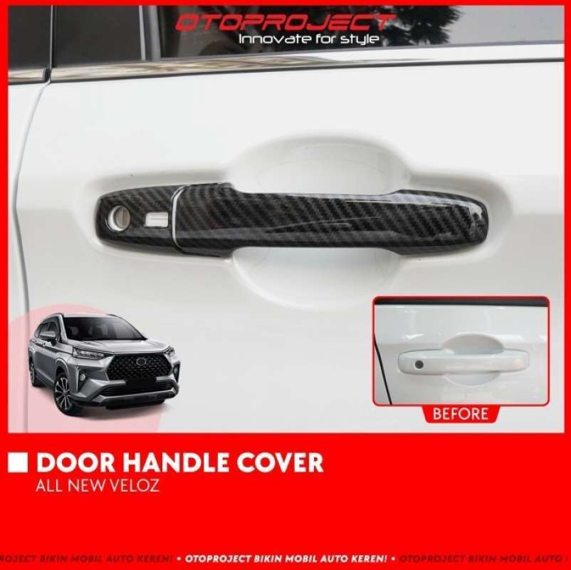 Promo Door Handle Cover / Gagang Pintu All New Veloz 2021-2022 Otoject Diskon 23% Di Seller ...