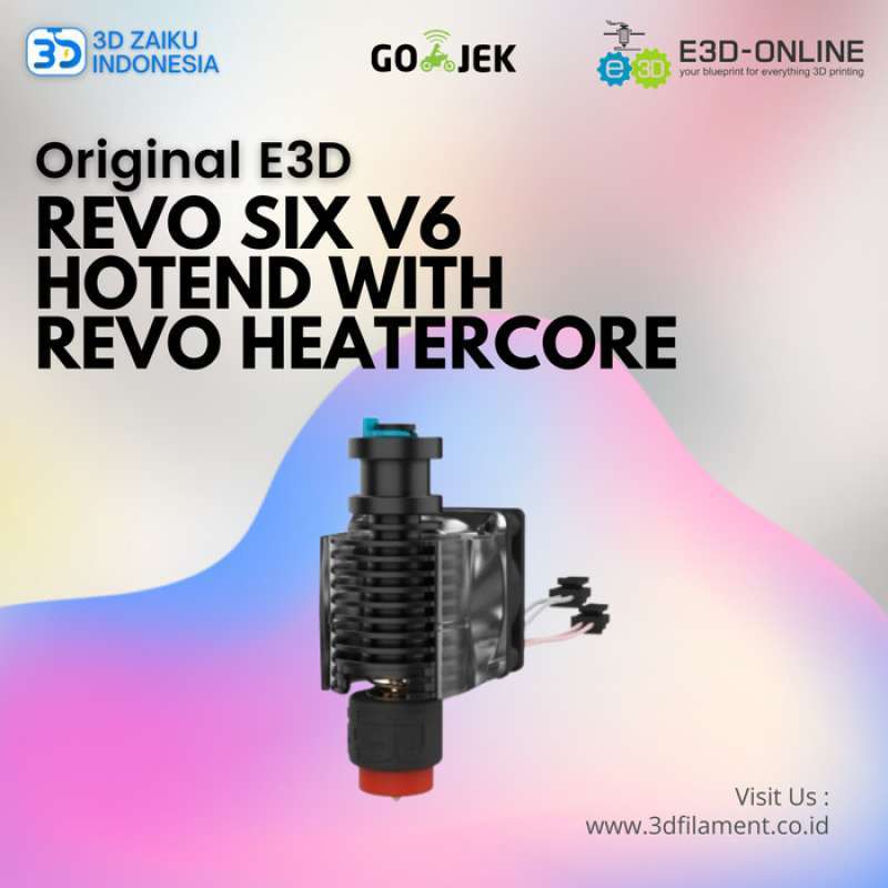 Promo E3d Revo Six E3d V6 Hotend Prusa Edition With Revo Heatercore ...