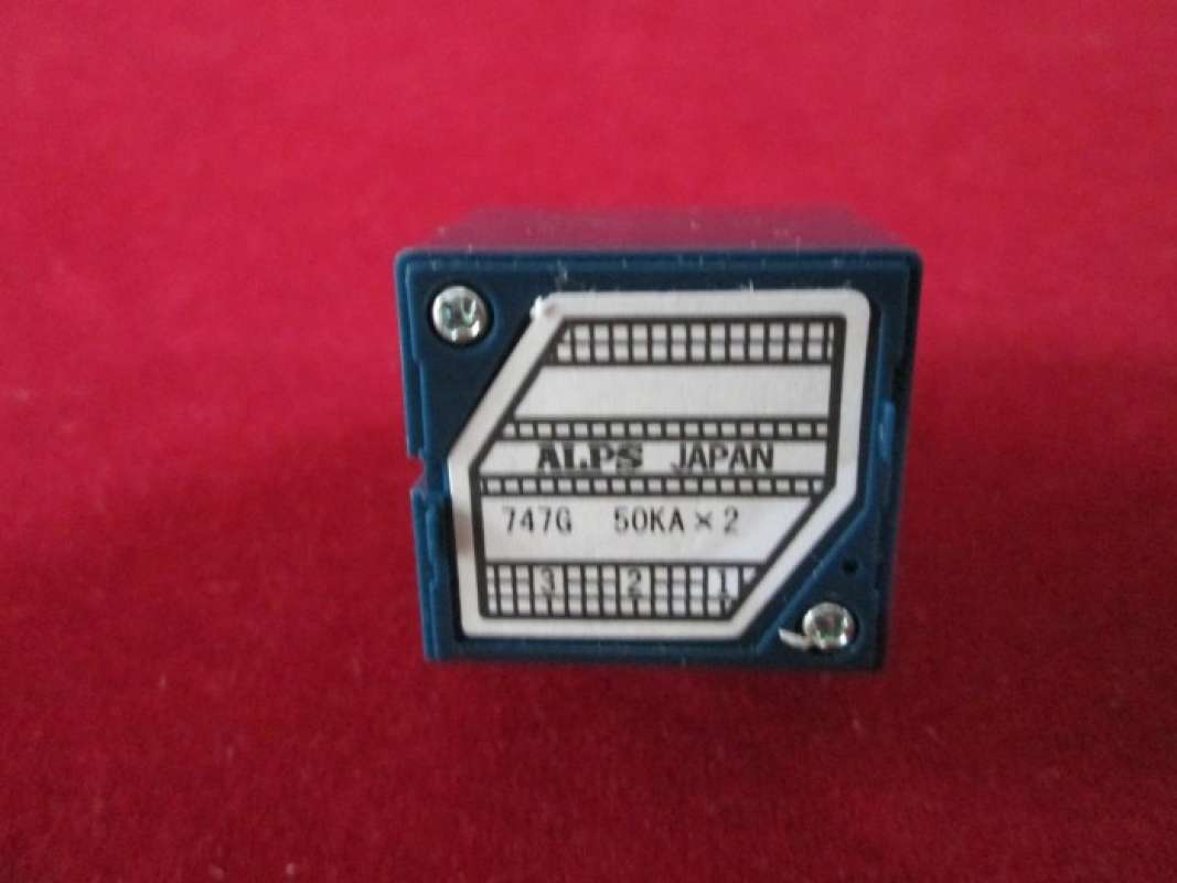 Promo Alps Rk27 50kax2 50k 50ka Potensiometer Blue Velvet Stereo Japan ...