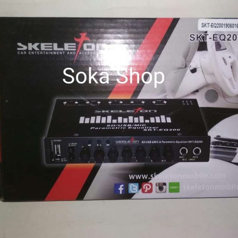 Promo Pre Amp/parametrik Skeleton Skt Eq200 Usb,mmc Karaoke Diskon 23% Di Seller Ryoma Store ...