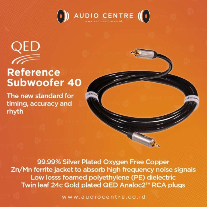 Promo Qed Reference Subwoofer 40 3m / Qed /subwoofer Cable Diskon 23% Di Seller Ryoma Store ...