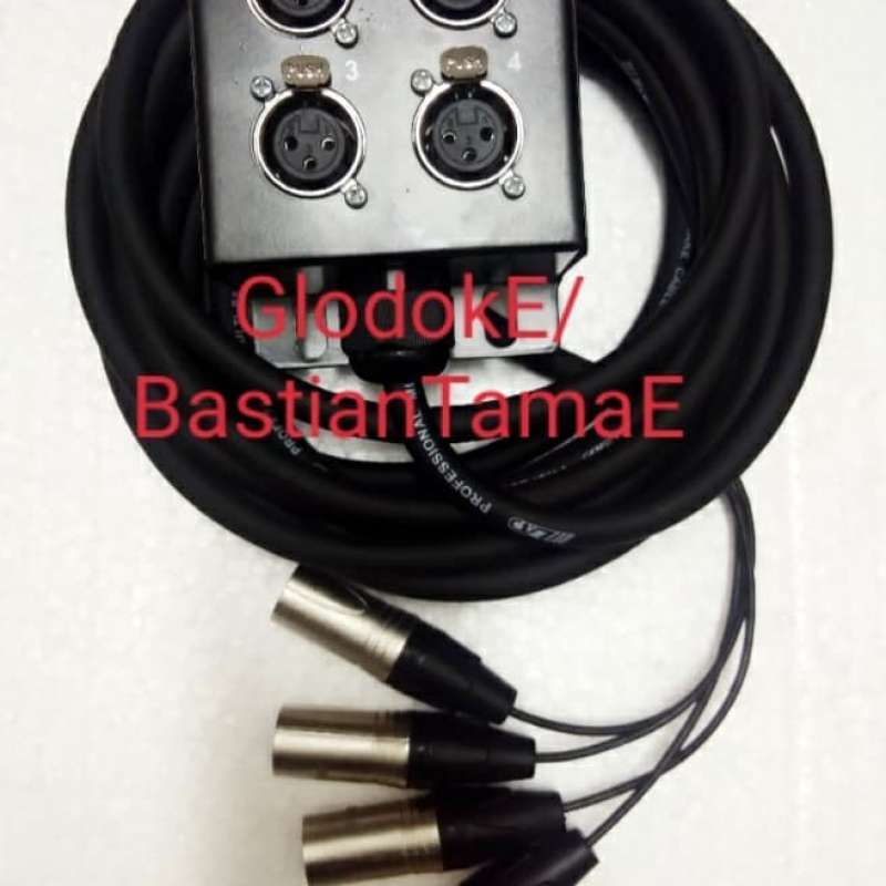 Promo Kabel Snake/snake Cable Isi 4 Plus Box Panjang 10m Diskon 23% Di ...