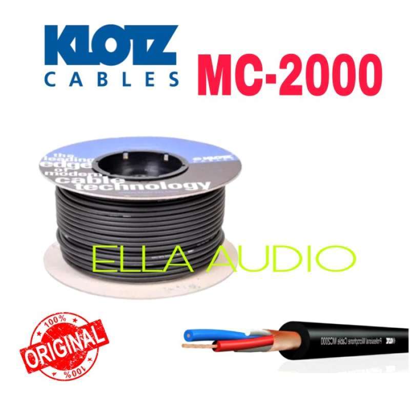 Promo Kabel Klotz Mc-2000 Kabel Audio Microphone Klotz Mc2000 Original Diskon 23% Di Seller ...