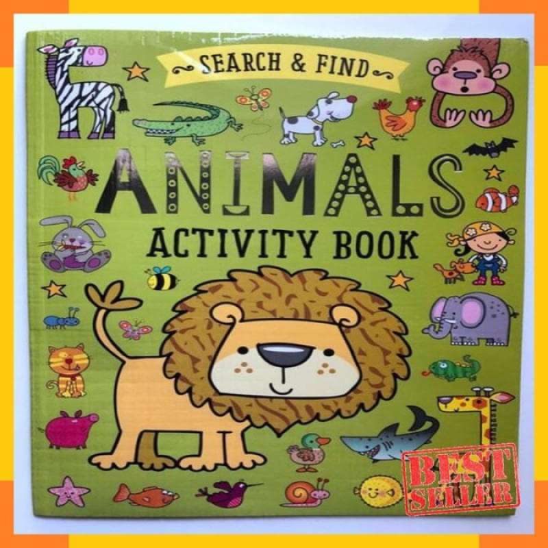 Promo Make Believe Ideas Search & Find Animal Activity Book - Buku ...