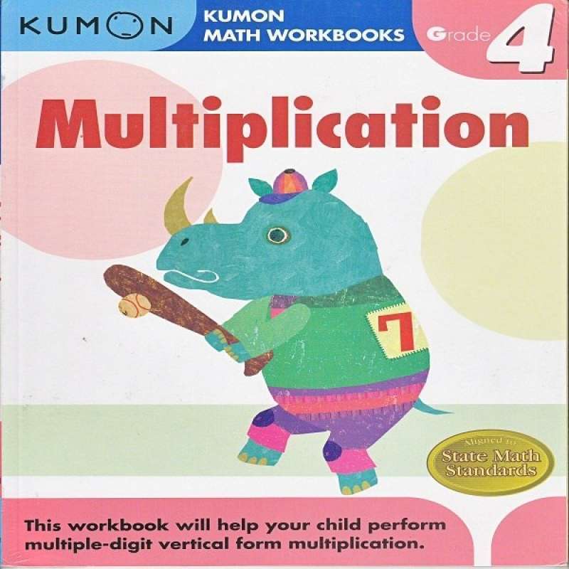 Promo Buku Anak - Kumon - Grade 4 Multiplication Diskon 23% Di Seller ...