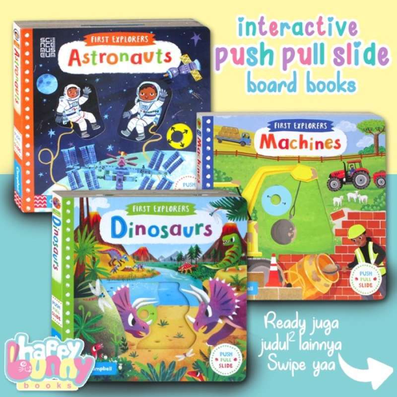 Promo Campbell Push Pull Slide Board Books Busy & First Explorers ...