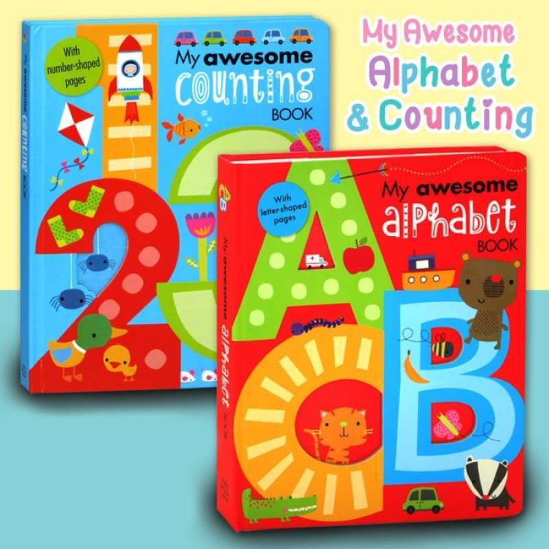 Promo My Awesome Books With Fun & Shaped Pages (alphabet Dan Counting ...