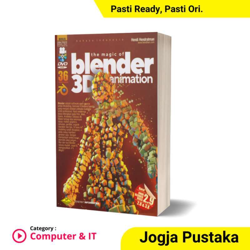 Promo Buku The Magic Of Blender 3d Animation + Bonus Dvd Diskon 23% Di ...