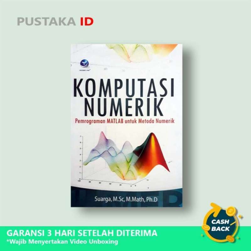 Promo Buku Komputasi Numerik : Pemrograman Matlab Untuk Metoda Numerik ...
