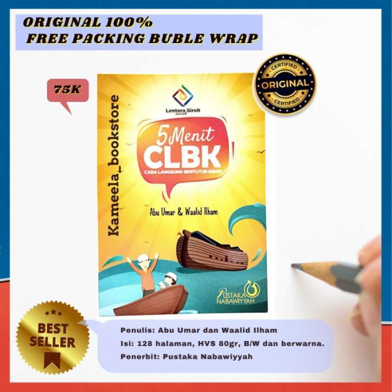 Promo 5 Menit Clbk Cara Langsung Bertutur Kisah Buku Budi Ashari Lc ...