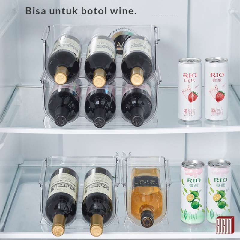 Jual Rak Organizer Botol Minuman / Termos Air Minum Susu Serbaguna ...